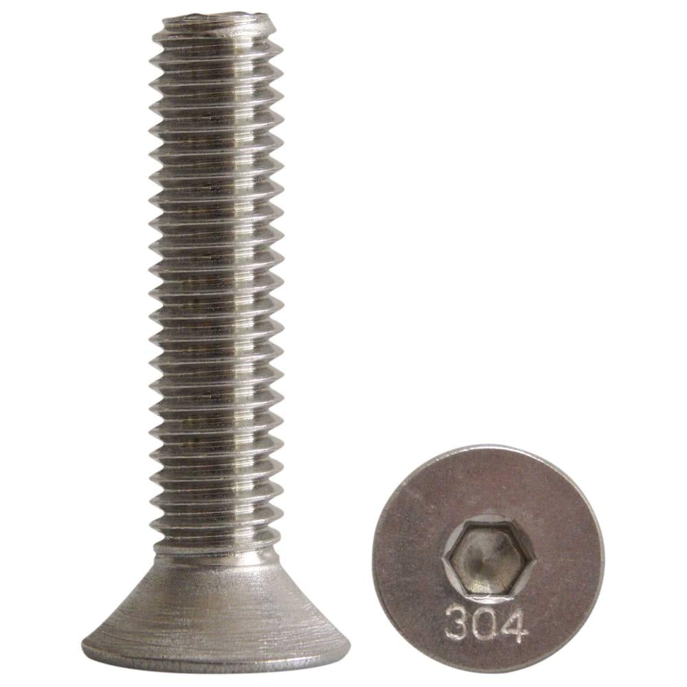 Tornillo Allen Cabeza Plana UNC INOXIDABLE 18-8 1/2-13 X 2 Fijatec ...