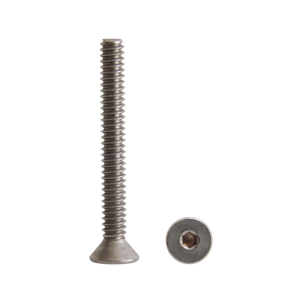 Tornillo Allen Cabeza Plana Metrico INOXIDABLE A2 4 X 30 mm Fijatec ...